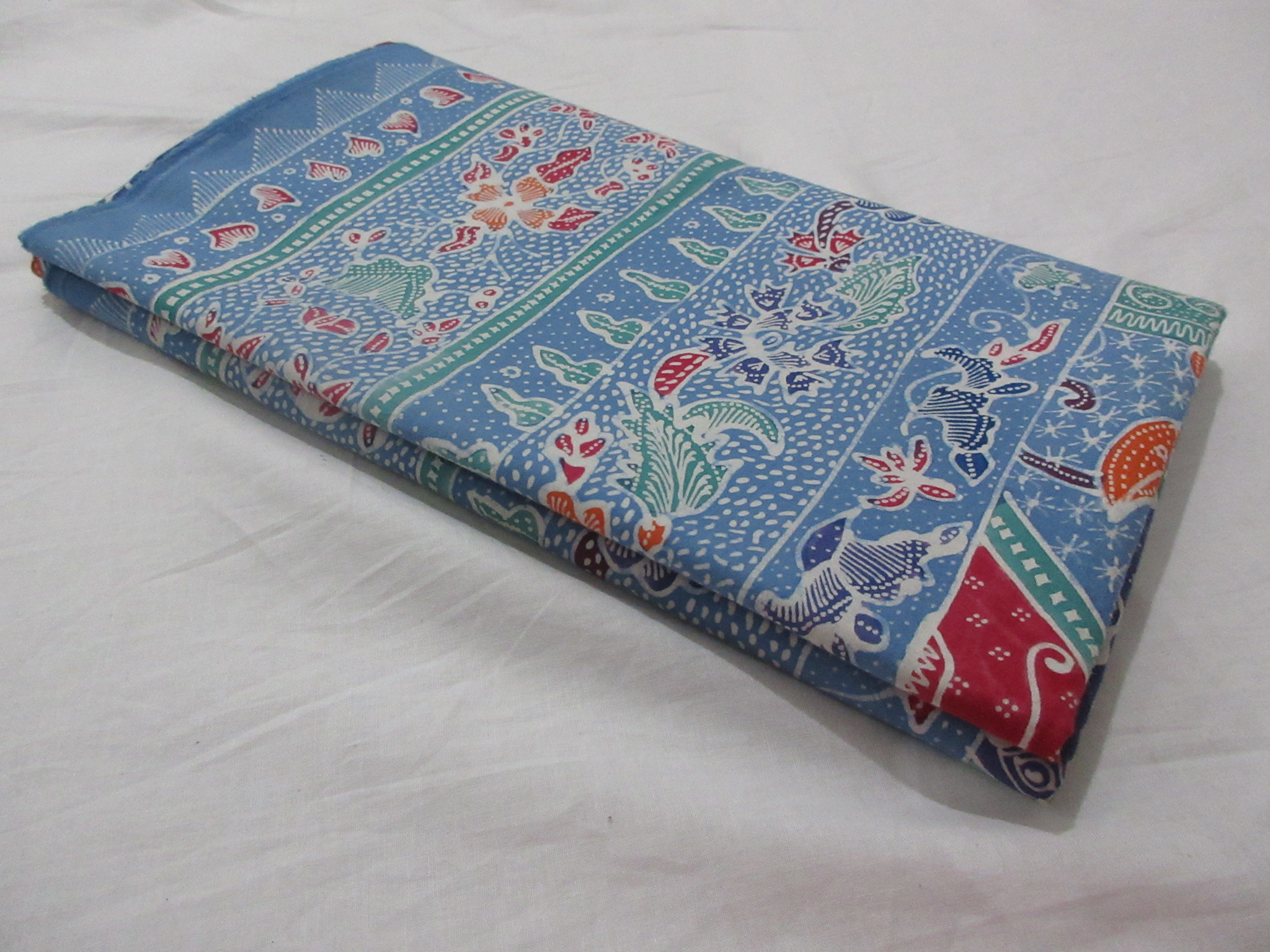 Kain Batik Tulis Liris Biru - Batik Tulis Kirana 1881